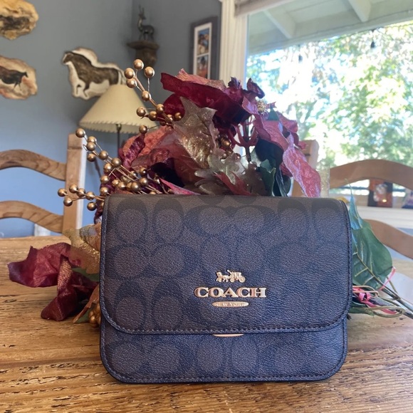 Coach | Bags | Mini Brynn Crossbody In Signature Canvas | Poshmark